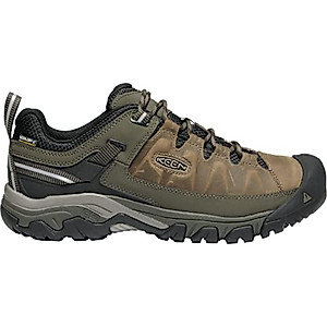 KEEN Men's Targhee 3 Low Height Waterproof Hiking Shoes, Bungee Cord/Black, 9