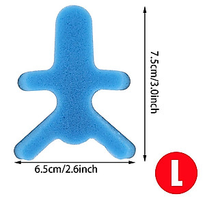 1 PC Toad Finger Splint Aluminium Sponge Finger Knuckle Immobilizer Adajuatable Finger Guards for Pain Relief Sport Injuries (L)