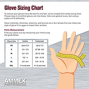AMMEX White Latex Disposable Exam Gloves, 4 Mil, Powder-Free, Food-Safe, Lightly-Textured, Non-Sterile, Large, Case of 1000