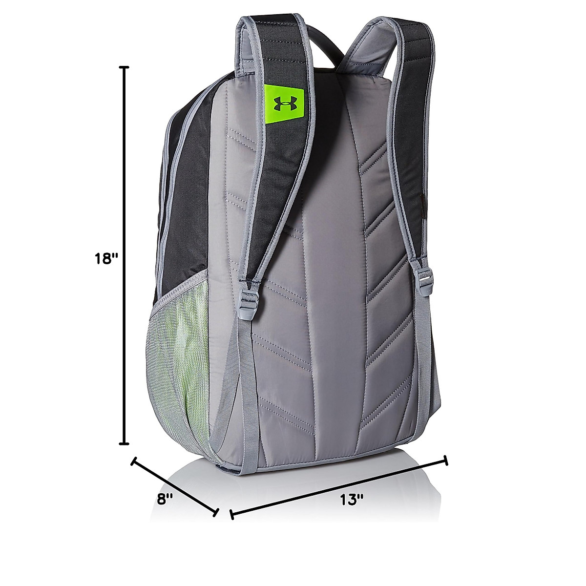 Under Armour Storm Hustle II Backpack, Red (600)/Silver, One Size Fits All