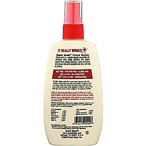 Skeeter Screen 90200 Mosquito Deterrent Spray, 4 oz, Red