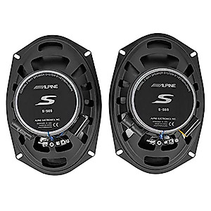 (2) Alpine S-S69 6x9 260w 2-Way Car Speakers+(2) S-S65 6.5" 240w Speakers