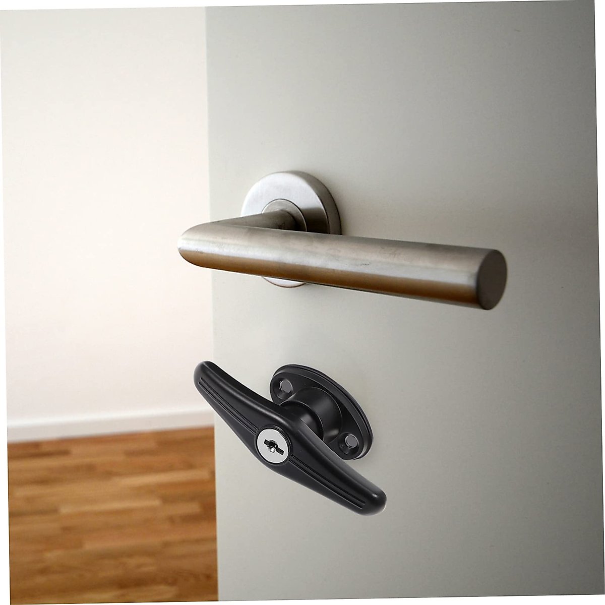 4pcs Handle Lock Replacement Garage Door Lock Shed Door Hardware Shed Door Lock Keyed T-Handle T Handle Assembly Garage Door Hardware T-Handle Garage Door Lock Replacement t Handle