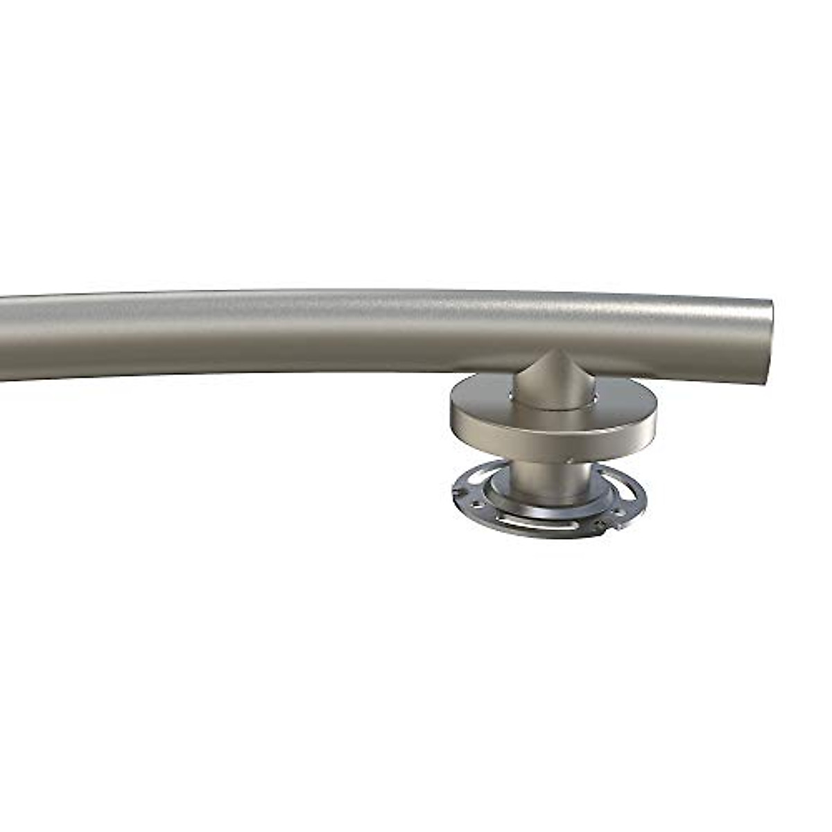 Keeney GB2022-16BN Wave Grab Bar 1.25 Dia x 16 In., Brushed Nickel