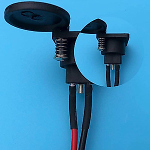 LGEGE XLR Charging Port Socket Compatible with Motorcycle,Electric Scooter, Accessories for Razor Dirt Rocket MX500, MX650 & EcoSmart Metro, EVO 500 800