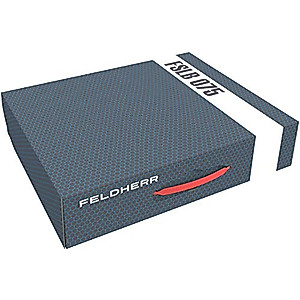 Feldherr 3 pcs Value Pack Storage Box 5 Slots for H0 Gauge - Vertical Compatible with Model Railway locomotives, Wagons and Vehicles