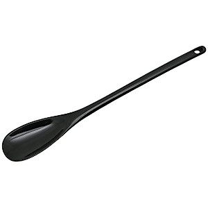 Gourmac 12" Melamine Mixing Spoon, Black (3512BK)