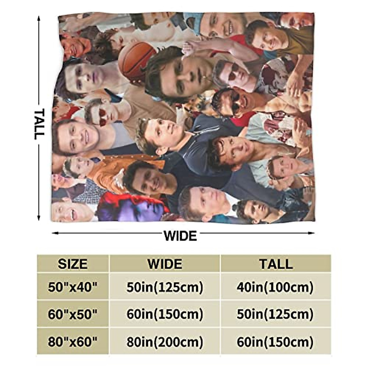Tom Holland Collage Throw Blankets Warm Flannel Ultra-Soft Micro Fleece Blanket ,for Bedding,Couch,Sofa,Bed