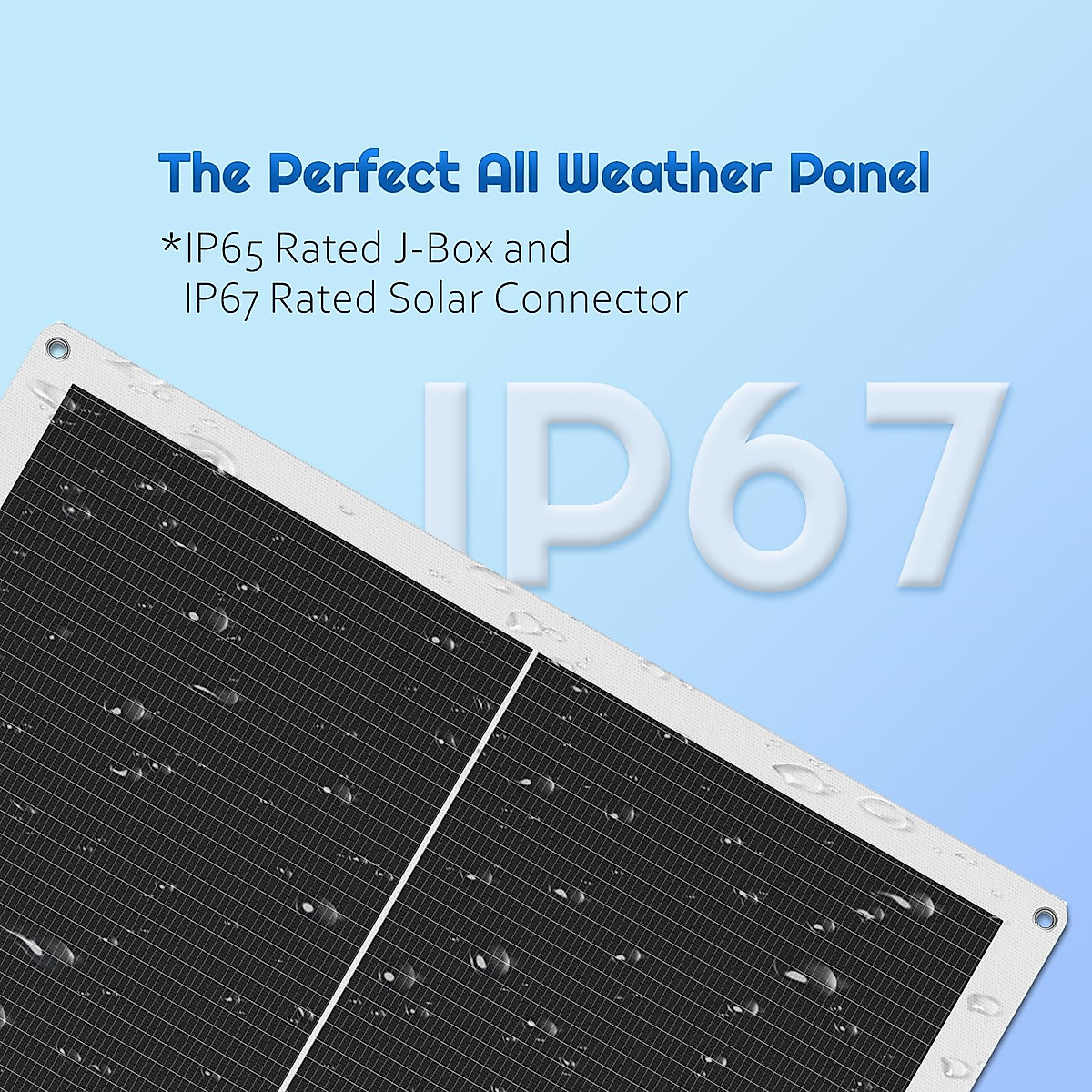 Alrska 150 Watt Flexible Solar Panel 12V Monocrystalline Bendable 150W 12 Volt Semi-Flexible Mono Overlap Solar Panel Solar Panels Charger Off-Grid for RV Boat Cabin Van Car Uneven Surfaces