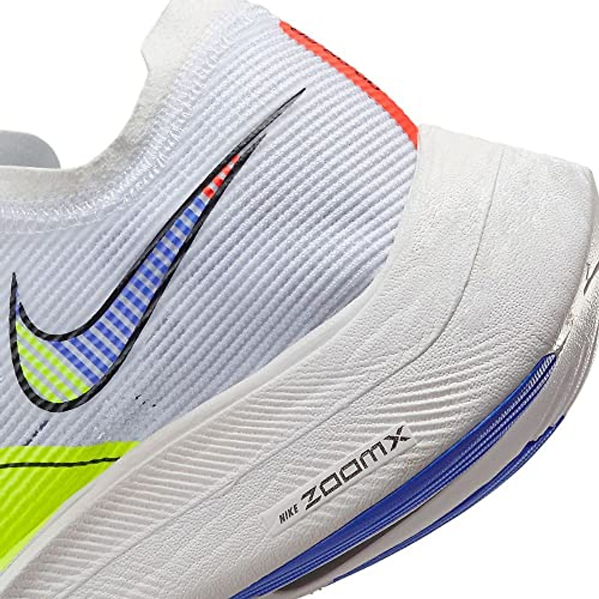Women's ZoomX Vaporfly Next% 2 - Size 8 US - White/Black Volt Racer-Blue