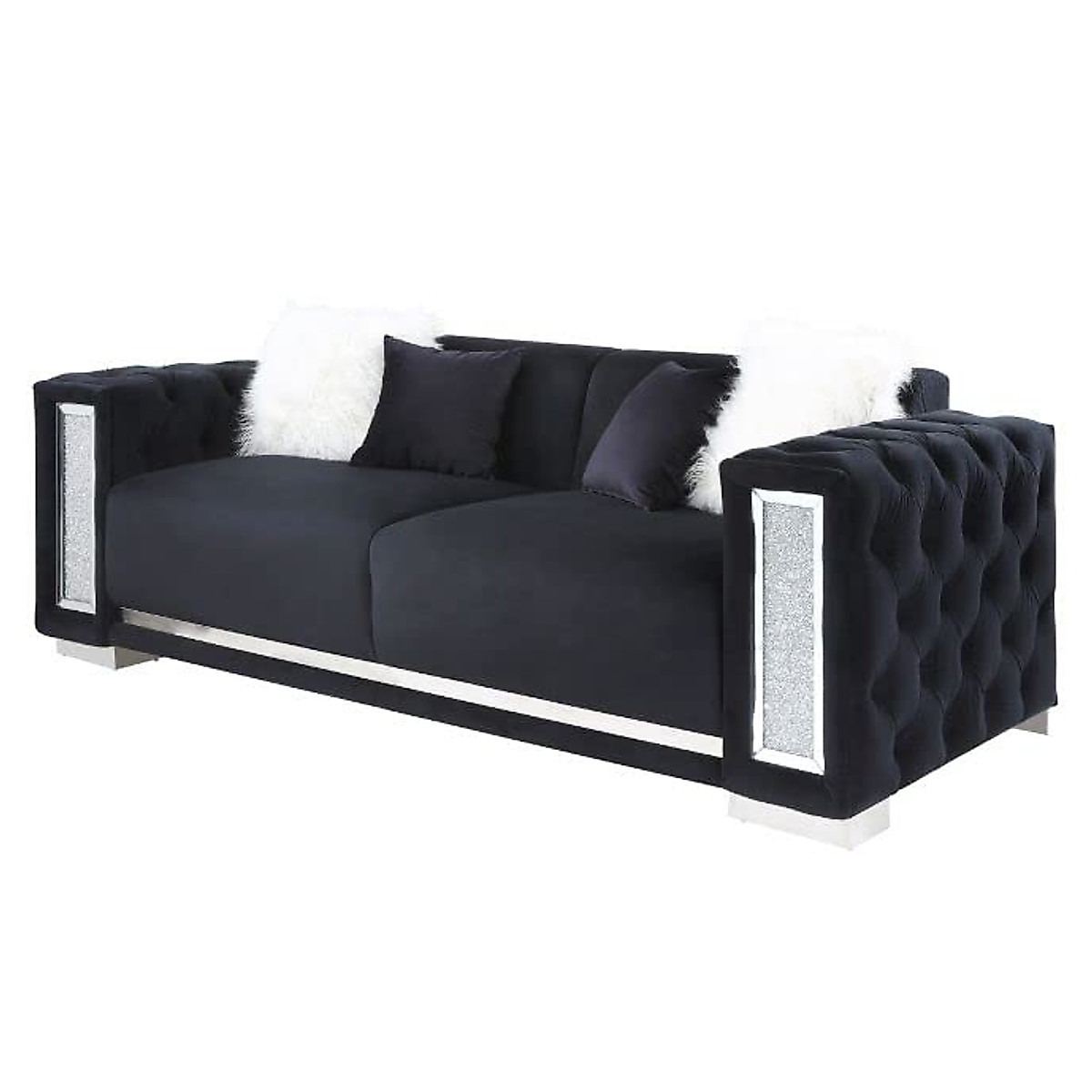 Acme Furniture Trislar Sofas, Black
