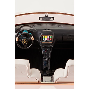 American Girl Truly Me 18-inch Doll Pink Remote-Control Sports Car Playset with Working Doors & Headlights, For Ages 6+