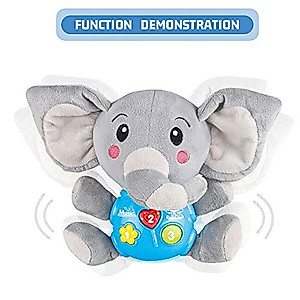 SUNWUKING Baby Musical Toy Baby Doll - Infant Toy Musical Toy for Baby Toy Newborn Plush Figure Toy Toddler Plush Gift Soother Doll Partner Baby Monkey