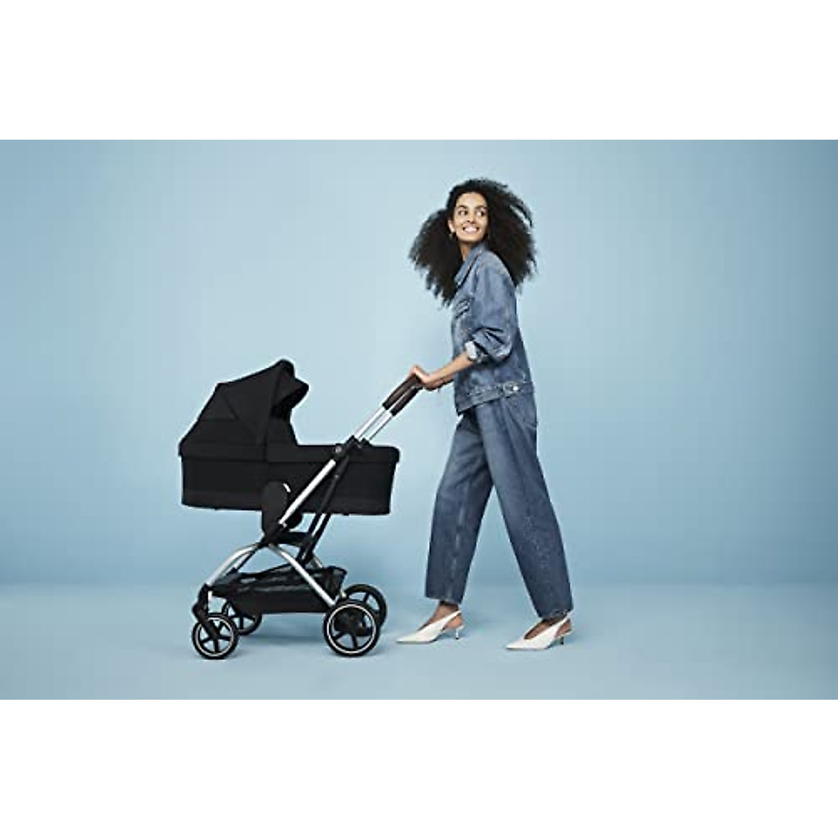 CYBEX Eezy S Twist +2 V2 Baby Stroller with 360° Rotating Seat for Infants 6 Months and Up - Compatible with CYBEX Car Seats