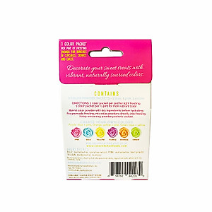 ColorKitchen Food Coloring (3 Colors) – Plant-based Colors | Artificial Dye-free | Gluten-free | Non-GMO | Vegan | Colors for Frosting and Natural Healthy Baking | Soy free