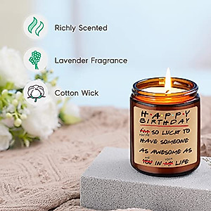 GSPY Scented Candles - Happy Birthday Candles for Men, Women - Funny Birthday Candles, Funny Birthday Gifts for Husband, Boyfriend, Best Friend, Son, Daughter, Gay, Guy - Happy Bday Gifts for Him, Her