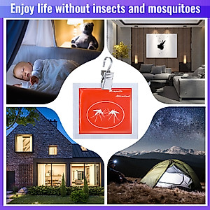 Qualirey 2 Pcs Mosquito Attractants for All Bug Zapper Bait Refill, Safe Mosquito Lures Fly Bait, Clip on Mosquito Trap Attractant Bait Hang Bug Zapper Refill for Indoor Outdoor