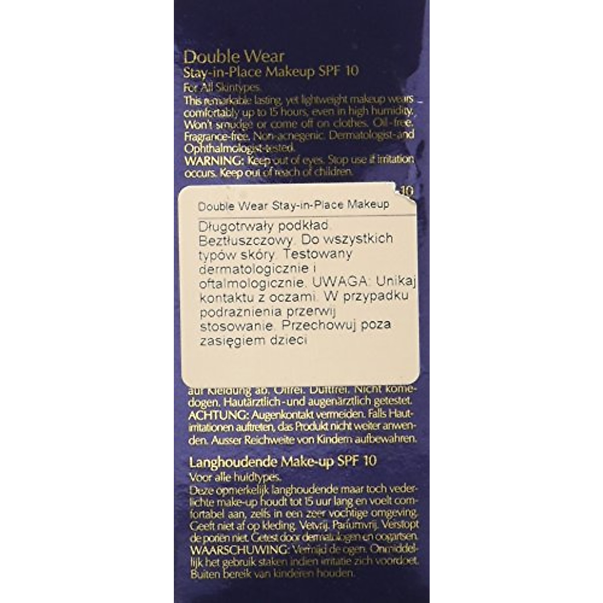 Double Wear Stay In Place Makeup SPF 10 - 3C3 Sandbar 30ml