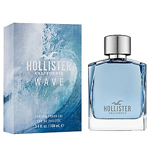 Hollister Wave Men Eau De Toilette, 3.4 Ounce, Multi, 100 ml