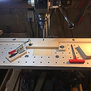 5pack Hold Down Toggle Clamps Woodworking,201B Clamps for Woodworking,Vertical Clamp,Cam Clamp Quick Release Toggle Clamp for CNC Hold Down Clamps,200Lbs Heavy Duty Toggle Clamp for T Track Cam Action