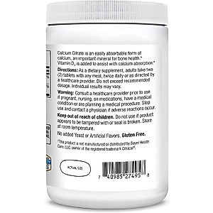 21st Century Calcium Citrate + D3, 400 Tablets Per Bottle (2 Pack)