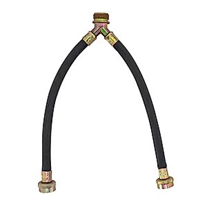 Rubber Washing Machine Y Mixer Hose Connector by Kelaro - 3/4"