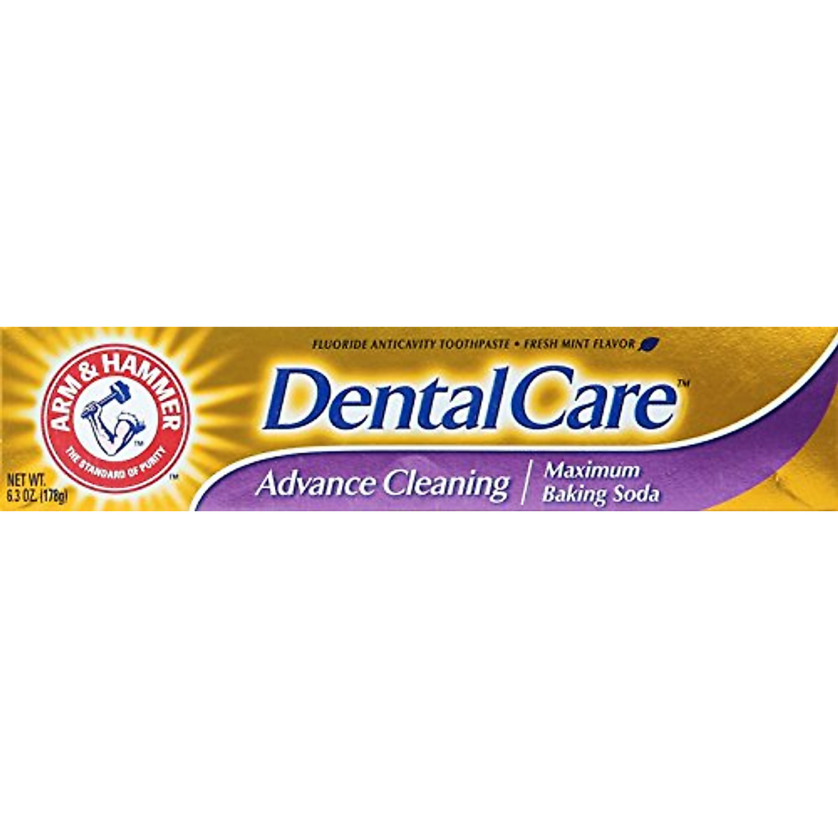 Arm & Hammer Dental Care Advance Cleaning Maximum Baking Soda Toothpaste Mint - 6.3 oz (Pack of 1)