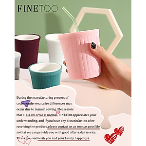 FINETOO 9 Pack Cotton Underwear for Women Sexy Low Rise Ribbed Hipster Breathable Soft Womens Bikini Panties Cheeky S-XXXL