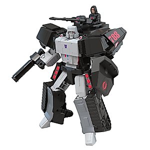 Transformers Generations Collaborative: G.I. Joe Mash-Up, Megatron H.I.S.S. Tank with Cobra Baroness Figure, Ages 8 and Up