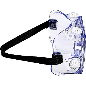 KeeboMed Chemical Splash/Impact Safety Goggle, Soft, Adjustable 1 -Pack. Anti-Fog Protection, Clear Lens, Wide-Vision, Adjustable Chemical Splash Eye Protection Soft Lightweight Eyewear