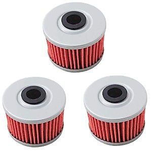 Poweka KN113 Powersports High Performance Oil Filter for TRX350 TRX400 EX CB400 ATC250ES TRX500 Replace HF113