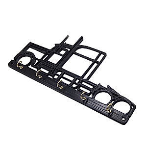 18 Wheeler Semi Truck Big Rig Key Rack Hanger Holder for Wall Entryway Organization Housewarming New Home Gift - 8" x 4" x 3/16" -Five Hooks