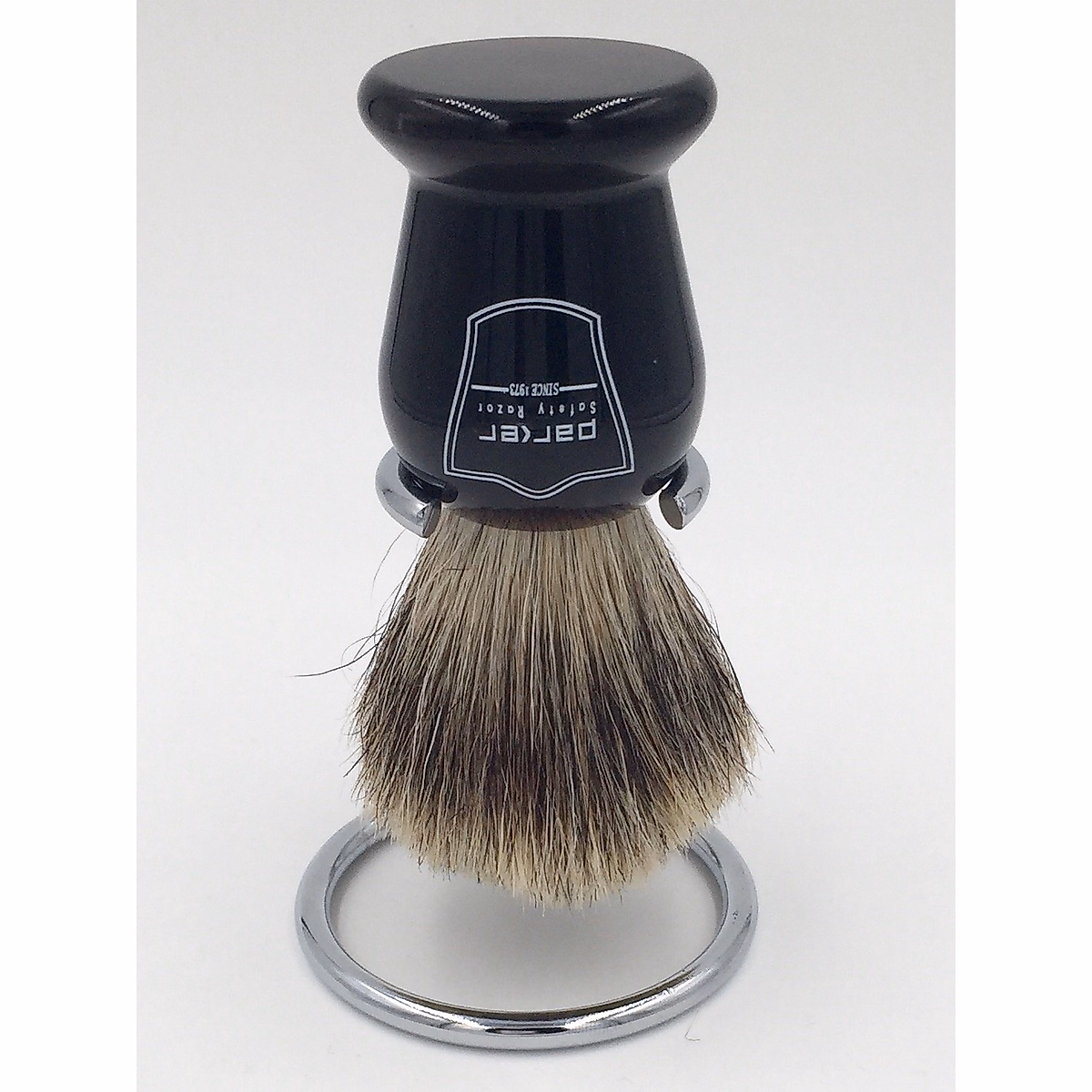 Super Safety Razors Chrome Shaving Brush Stand from, Prolong Shave Brush Life with this Stand by Drying with the Bristles Facing Down