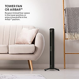 Sharper Image AXIS 32 Airbar Tower Fan with Remote Control