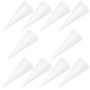 UKCOCO 50pcs Construction Pointing Bag Brick Masonry Bags Tile Grout Pouches Grout Pen Decorating Bags for Frosting Cement Sealer Black Tile Puncture White Makeup Work