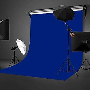 LYLYCTY 5x7ft Photography Studio Non-Woven Backdrop RoyalBlue Backdrop Solid Color Backdrop Simple Background