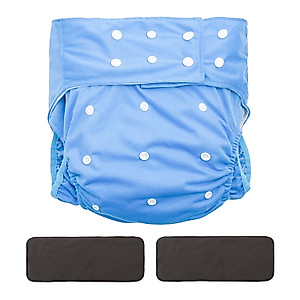 Joyo roy Reusable Diapers for Adults, 3 Adjustable Size Diaper, Waterproof, High Moisture Absorption, Resuable for Men Urinary Incontinence Products for Women