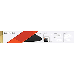 SteelSeries QcK Gaming Surface - Small Cloth - Mouse Pad of All Time - Optimized For Gaming Sensors