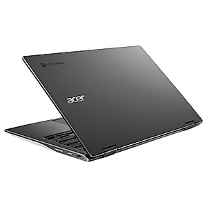 acer Chromebook Spin 2-in-1 13.3"" FHD IPS Touch Laptop | Qualcomm Snapdragon 7c | Qualcomm Adreno 618 GPU | 4GB RAM | 64GB SSD | Backlit Keyboard | Chrome OS | Bundle with Stylus Pen, Grey