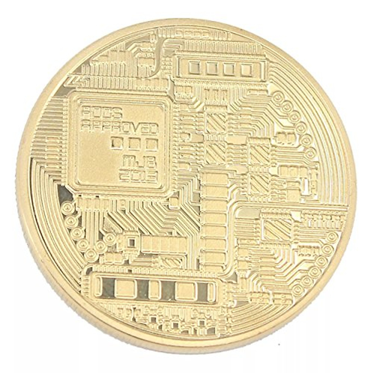 Bitcoin Challenge Coin Deluxe Collector's Set Featuring The Limited Edition Original Commemorative Tokens - 2 Pcs with Random Color and Design