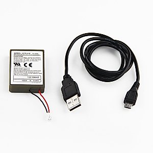PS4 Rechargeable Battery Pack with Charging USB Cable for Sony PS4 DualShock 4 Wireless Controller (Not for Pro Controller)