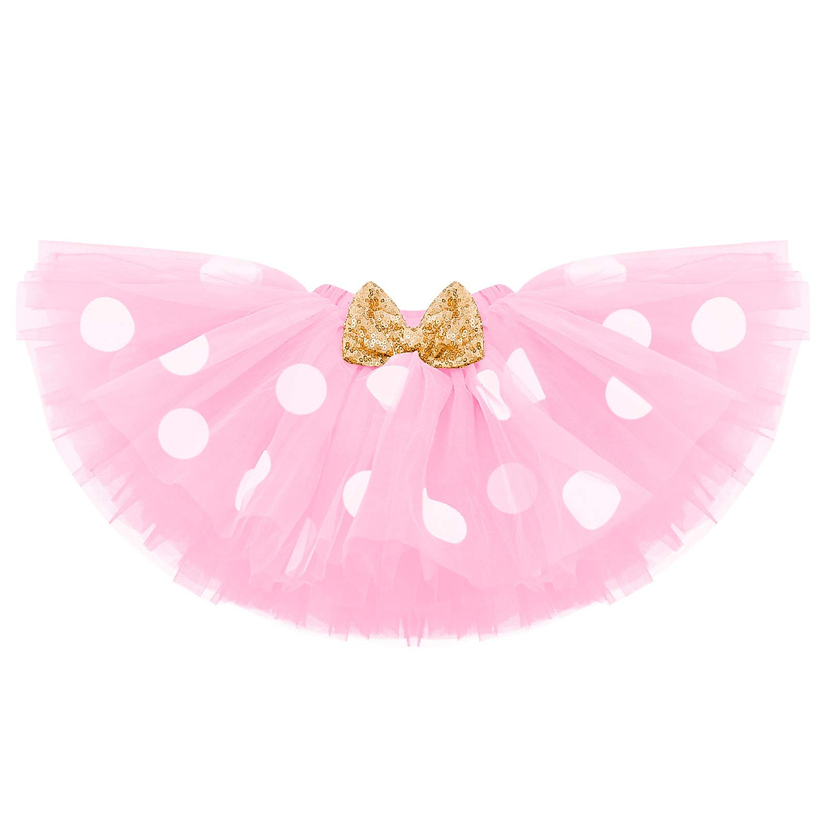 IBTOM CASTLE 2nd Birthday Outfit Girl Cake Smash Two Wild Sweet Bodysuit Romper +Sequin Polka Dots Tulle Tutu Dress+Headband 2 Year Old Birthday Party Clothes Pink-two 2 Years
