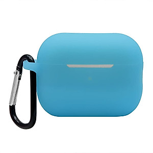 Silicone Shockproof Cover Case for Airpods Pro 2nd Generation (2022) - Glow in The Dark Blue