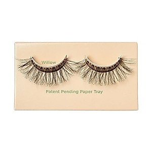 KISS Sister Nature False Eyelashes, Willow', 14 mm, Includes 1 Pair Of Lash, Contact Lens Friendly, Easy to Apply, Reusable Strip Lashes