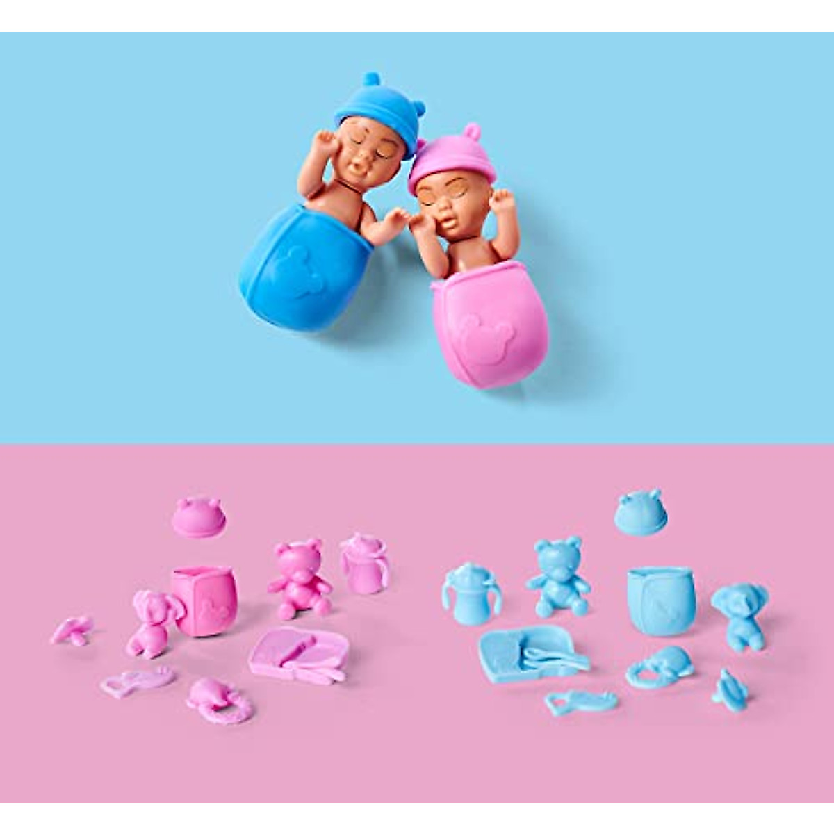 Simba 105733588 - Steffi Love Baby Surprise, Pregnant Doll with Baby Surprise, Boy, Girl, Twins, 3 Assorted Designs, Only One Item Supplied, Over 11 Pieces, 29 cm, from 3 Years