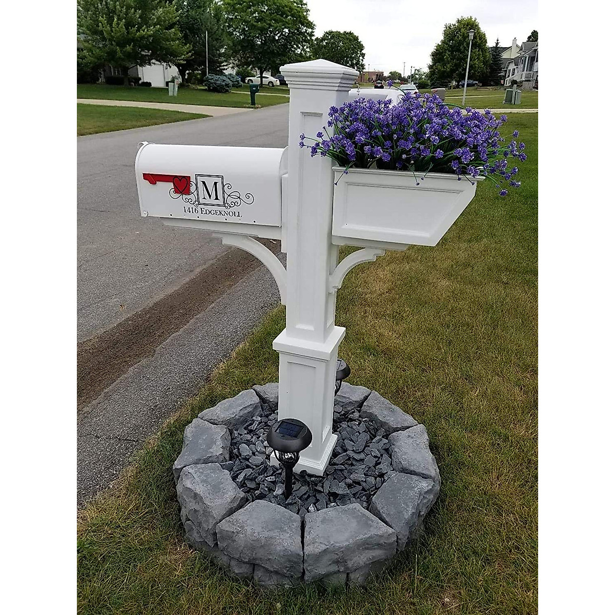 Artificial Flower Greenery Plants for Home Kitchen Dining Room Hanging Planter Garden,4 Bundles (8PCS, Purple)