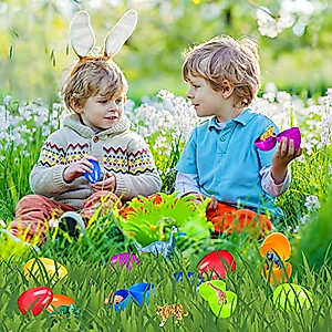 Ochido Prefilled Easter Egg Toy- 24 Easter Eggs with Animal+Dinosaur,Boy Easter Basket Stuffers for Kids,Easter Egg Hunt Game,Fillers Easter Egg for Toys Inside Bulk,Easter Gifts for Kids,Easter Party Favors
