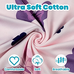 Newborn Baby Knotted Gown for Girls, Newborn Hospital Outfit with Mitten Cuffs, Super Soft Silky Infant Long Sleeve Gown with Tie Bottom