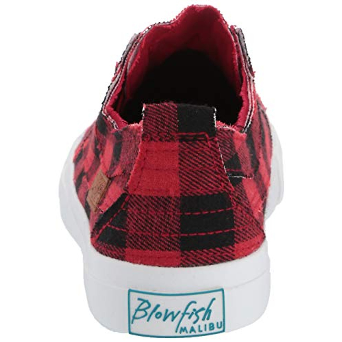 Blowfish Malibu womens Play Sneaker, Red Buffalo Check, 6 US