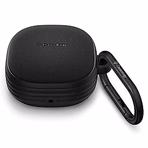 Caseology Vault Designed for Galaxy Buds 2 Pro Case (2022) Compatible with Buds 2 (2021) Buds Pro (2021) Buds Live (2020) - Matte Black